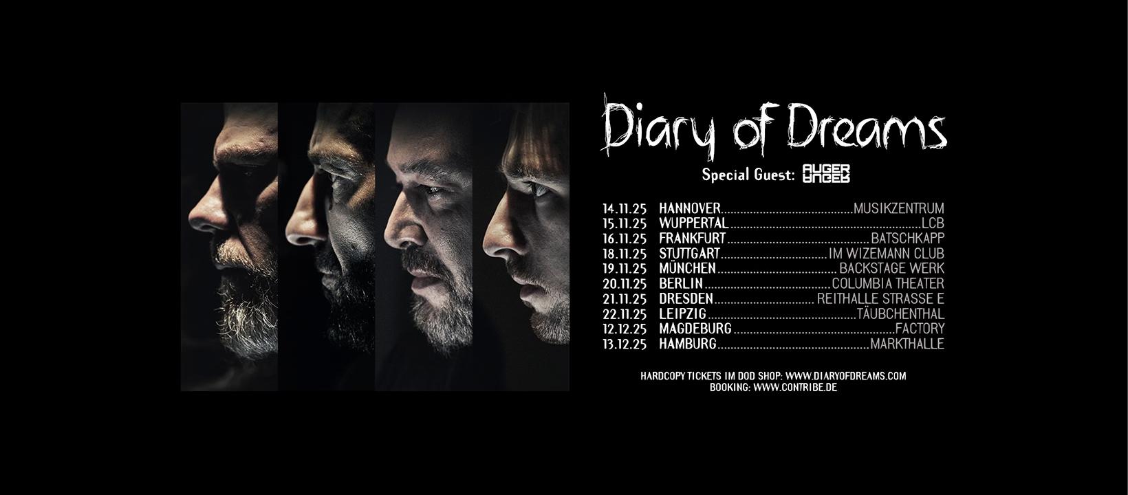 DIARY OF DREAMS - Tour 2025 – Hell-Zone eZine